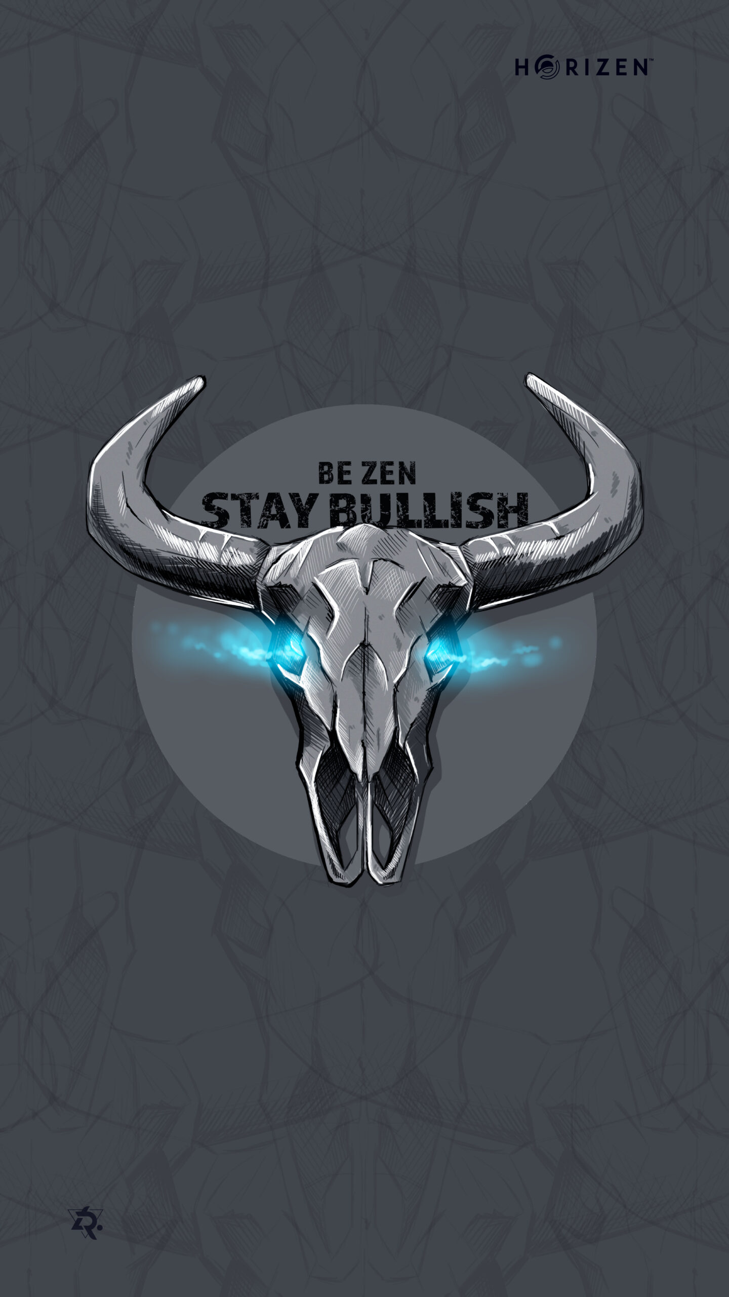 [Free Download] Be ZEN Stay Bullish Wallpaper – 5 Sizes – Horizen Store
